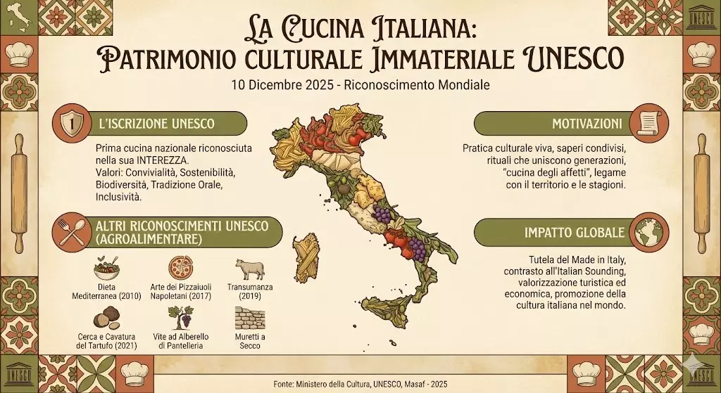 Cucina Italiana Patromonio UNESCO | La Scuola Oggi